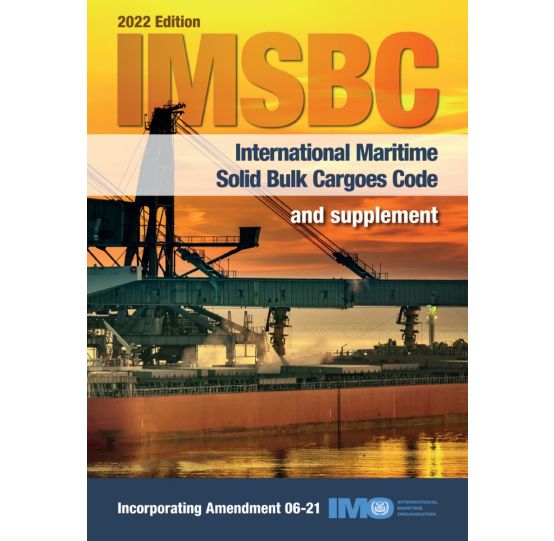IMSBC Code & Supplement 2020 | International Admiralty Charts Agent ...